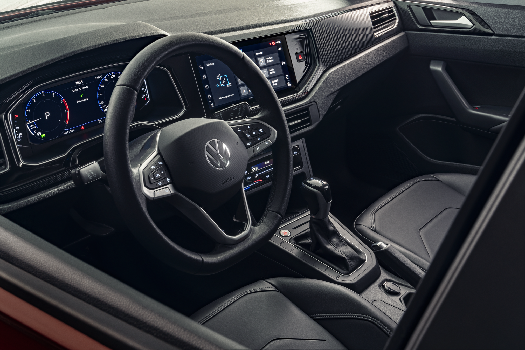 Painel do Polo: conheça o interior do hatch da Volkswagen